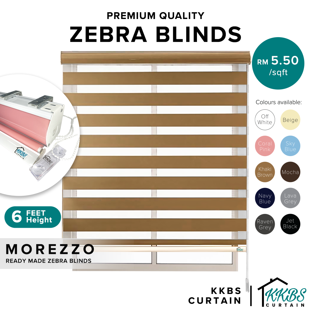 Morezzo Zebra Blinds Ready Made – KKBS CURTAIN